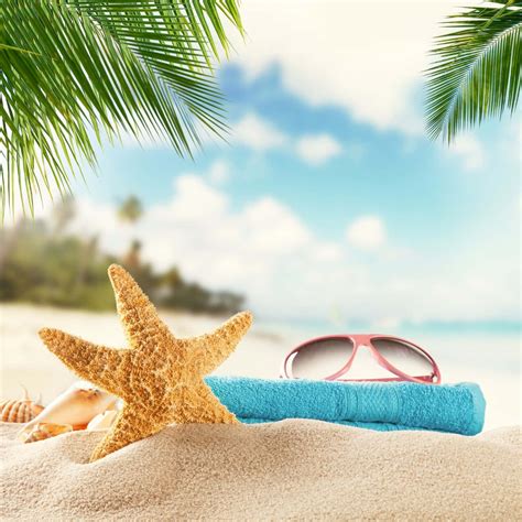 Download Summer Beach Vacation Essentials Wallpaper