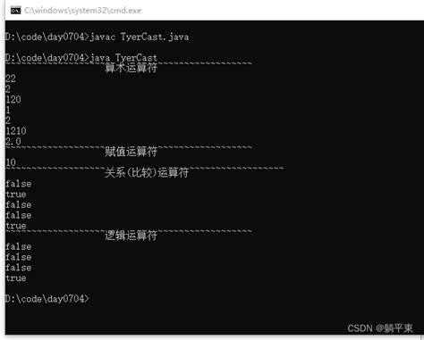 数据类型及运算符 Csdn博客 数据类型及运算符 Csdn博客
