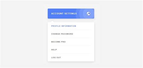 CSS Dropdown Menu 25 Best Dropdown Examples