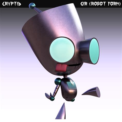Invader Zim Gir Robot Artstation Gir From Invader Zim