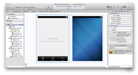 Xcode4 How To Keep A Tabbar In Uiviewcontroller In Iphone Stack