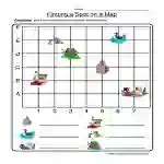 Finding A Spot On A Map Worksheet By Teach Simple