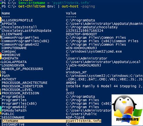 Переменные среды Windows примеры использования Настройка серверов Windows и Linux
