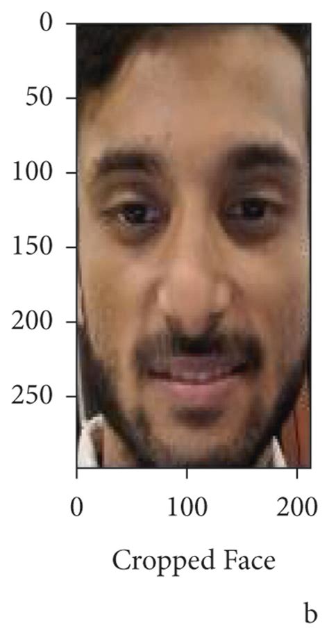 A Original Face Image B Mtcnn Algorithm Minimized The Unwanted Download Scientific Diagram