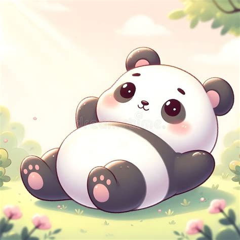 Panda S Daydream Stock Illustration Illustration Of Cuddly 331208694