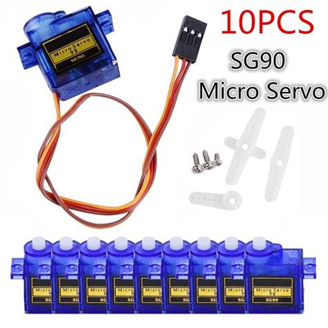 510pcs Sg90 Micro Servo Motor Towerpro 9g Rc Robot Helicopter Airplane