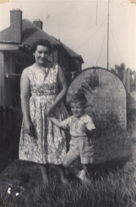 Mrs Doris Basham And Her Son Robert Hertford Museum
