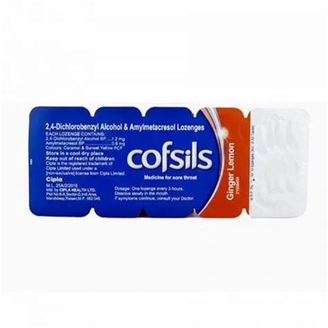 Ginger Lemon Dichlorobenzyl Alcohol Amylmetacresol Lozenges Tablet At ₹ 500 Jar Throat
