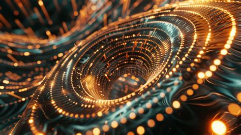 Swirling Vortex Of Data Flow Generative Ai Stock Image Image Of Digitalworld Cyberspace