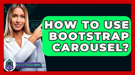 How To Use Bootstrap Carousel Next Lvl Programming Youtube