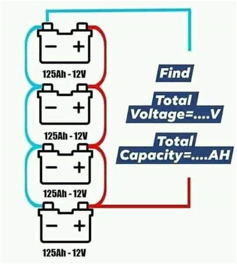 How To Calculate Battery Total Voltage And Total Capacity In Parallel Battery Connection