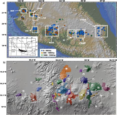 Figure 1 From Analysis Of Geomagnetic Secular Variation For The Last 15 Ma Recorded By Volcanic