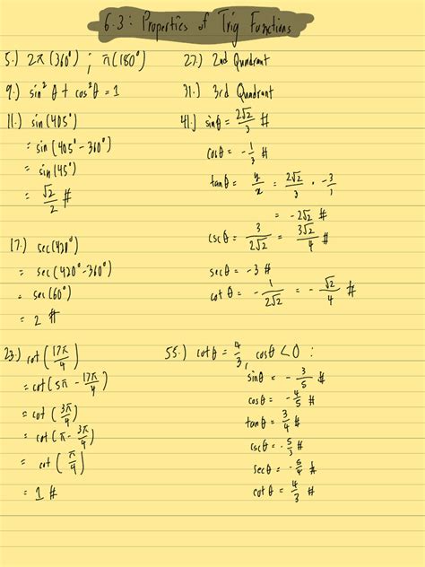6 3 properties of trig functions pdf