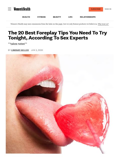 The 20 Best Foreplay Tips You Need To Try Tonight According To Sex