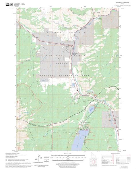 Stanley Id Fstopo Legacy Map By Us Forest Service Topo Avenza Maps