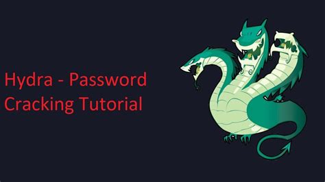 Hydra Password Cracking Tutorial Youtube
