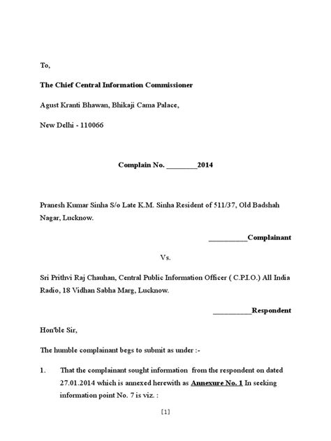 Rti Complaint Against All India Radio Pdf Social Institutions Social Science