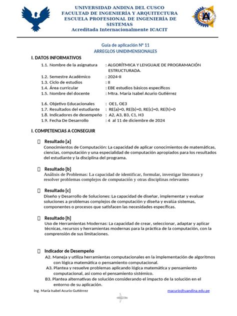 Guia 11 Arreglos Unidimensionales 2024 Ii Python Pdf Ciencias De La Computación