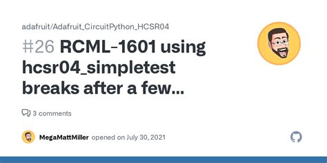 Rcml Using Hcsr Simpletest Breaks After A Few Seconds On Pi Pico Issue Adafruit
