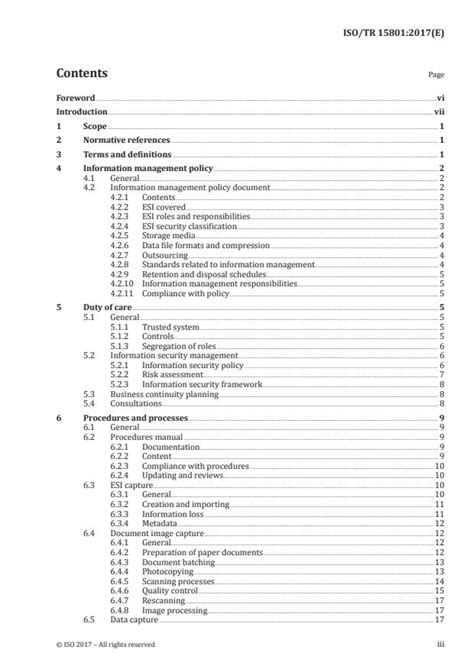 ISO TR 15801 2017 Document Management Electronically Stored Information Recommendations For