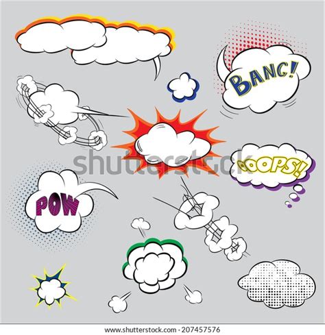 Vector Illustration Comic Speech Bubble Design Stock Vector Royalty Free