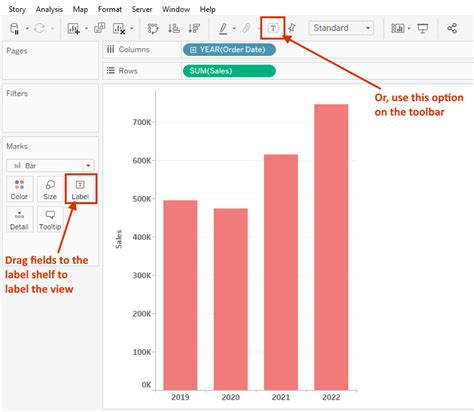 Labelling Line Ends In Tableau