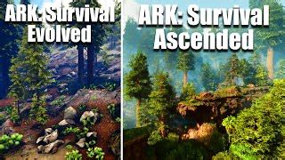 Ark Ascended Vs Evolved Graphics U0026 Locations Comp Doovi
