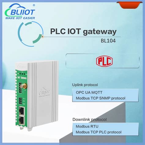 Industrial Plc To Modbus Mqtt Opc Ua Gateway 1 Year Warranty