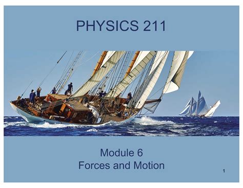 Physics Module Lesson PHYSICS Module Forces And Motion Schedule To Do List