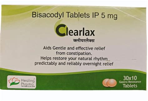 5mg Clearlax Bisacodyl Tablet At ₹ 210strip Nagpur Id 2854469394862
