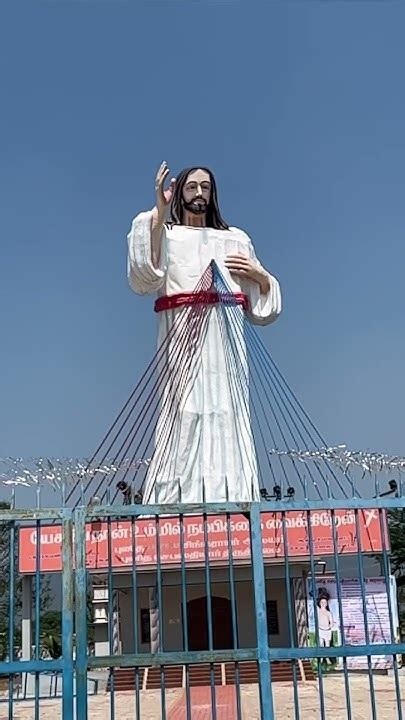 Biggest Jesus Statue Located In Tamilnadu Youtube