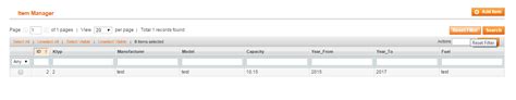 magento 1 9 reset filter and search not working in admin grid