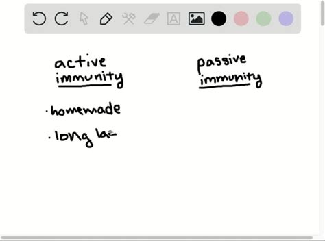Solved What Is The Difference Between Active And Passive Immunity