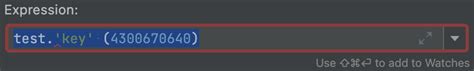evaluate expression formatting of selected item in custom dict ides