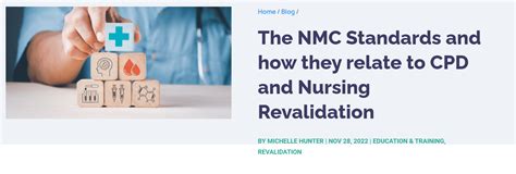 The Nmc Standards And How They Relate To Cpd And Nursing Revalidation