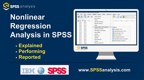 nonlinear regression in spss explained performing reported