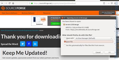 outlook of downloading ns2 simulator for ubuntu network simulation tools