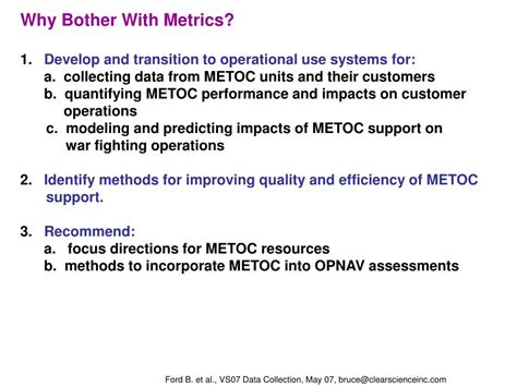 PPT ASW METOC Metrics VS07 Data Collection PowerPoint Presentation Free Download ID 5204026