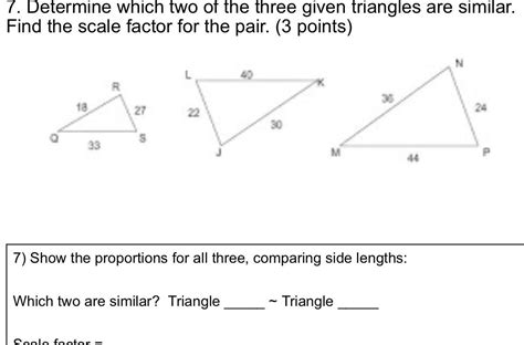[answered] 7 determine which two of the three given triangles are kunduz