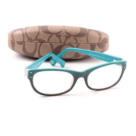 Coach Hc 6034 Topaz 5099 Turquoise Gradient Prescription Eyeglasses