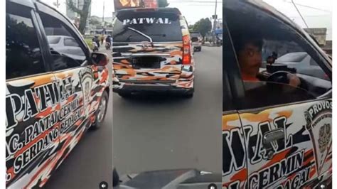 Viral Mobil Ormas Pakai Rotator Ternyata Begini Alasannya