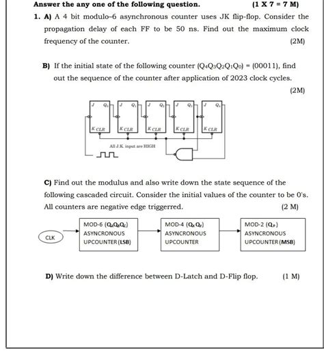 Solved Answer The Any One Of The Following Question Chegg