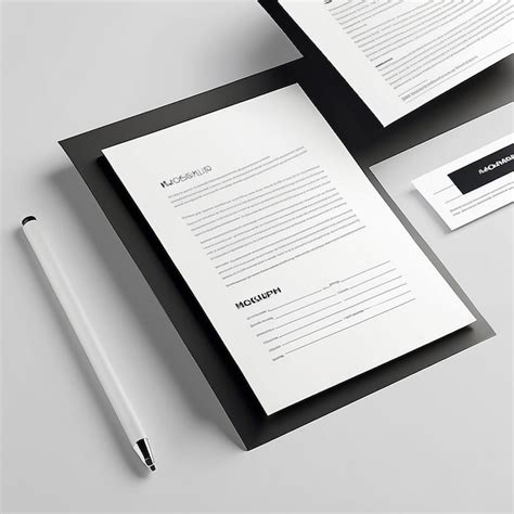 Premium Photo Customizable Mockup Template With Blank White Space For Placing Your Design