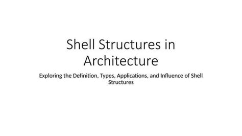 Shell Structures Design And Efficiency Pdf Construction Industry Industries