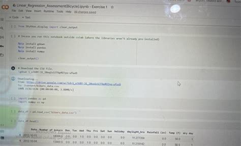 Solved 0 Co Linearregressionassessmentbicycleipynb