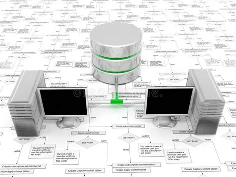 Database Array Stock Illustrations 1634 Database Array Stock