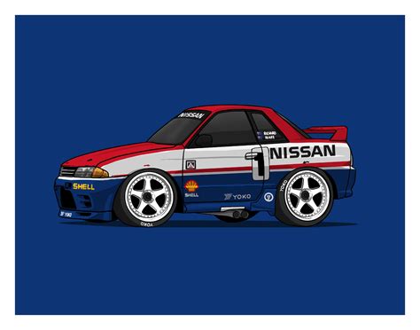 Gtr R32 Prints Wiconic Liveries Made To Order Godzilla R32