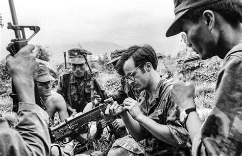 Marines And Vietnamese Working Together