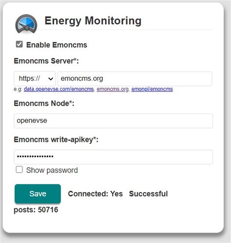 OpenEVSE And EMONCMS Not Connecting Integrations OpenEnergyMonitor Community