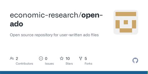GitHub Economic Research Open Ado Open Source Repository For User Written Ado Files